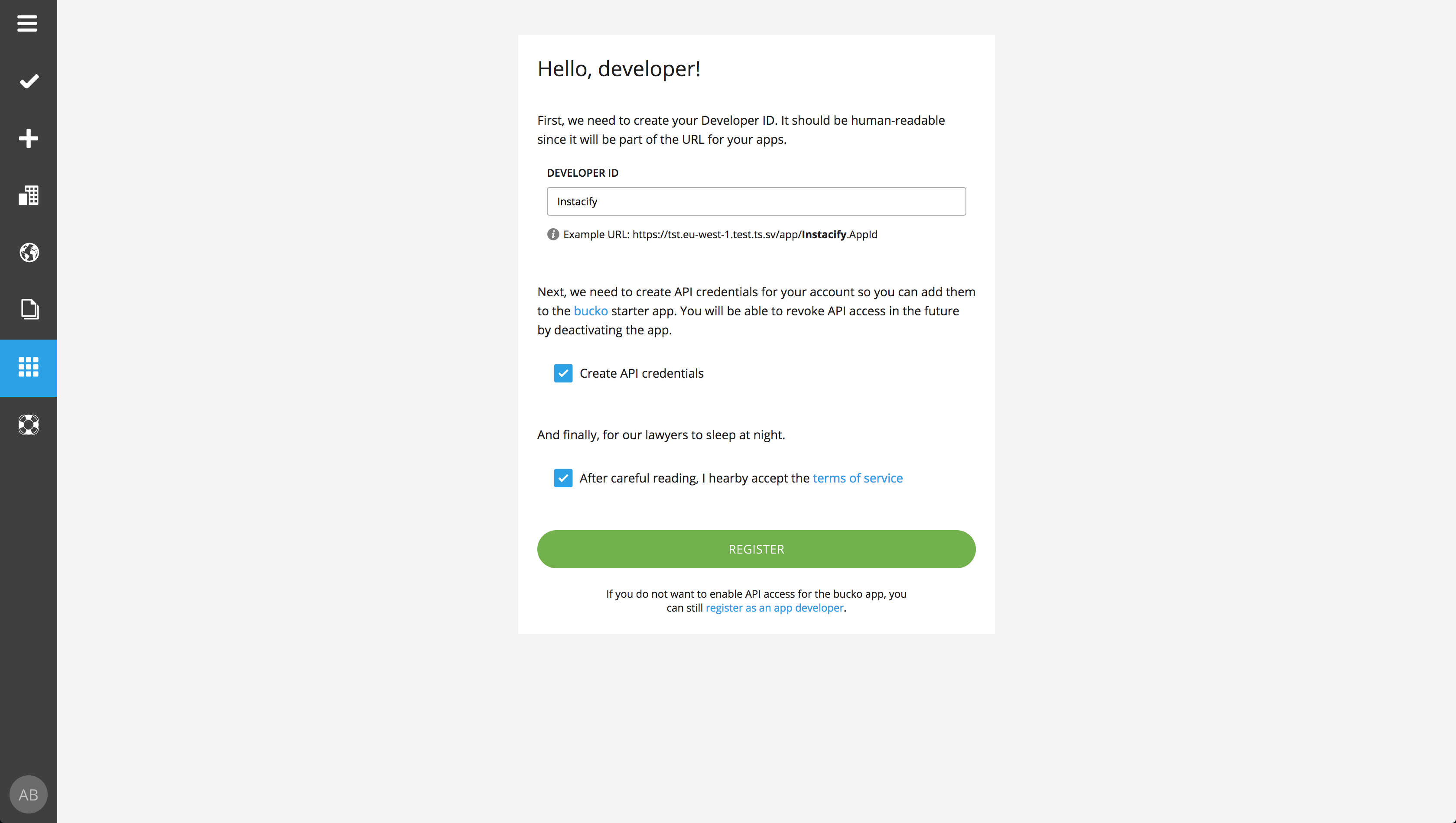 Tradeshift Developer Center